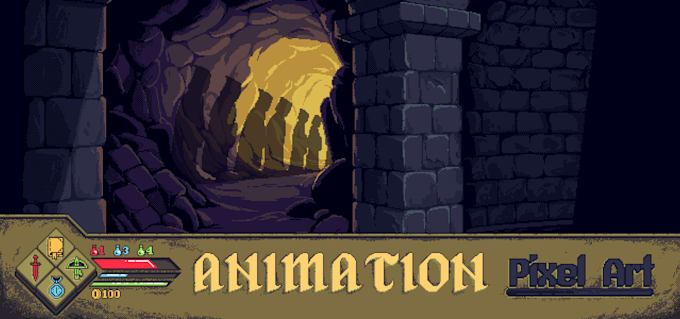 Create pixel art animations by Olgavolkova | Fiverr