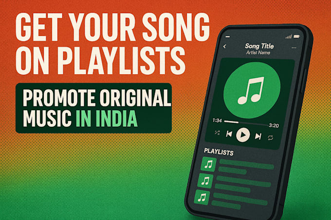 Place your song on viral spotify playlists in india to promote it ...