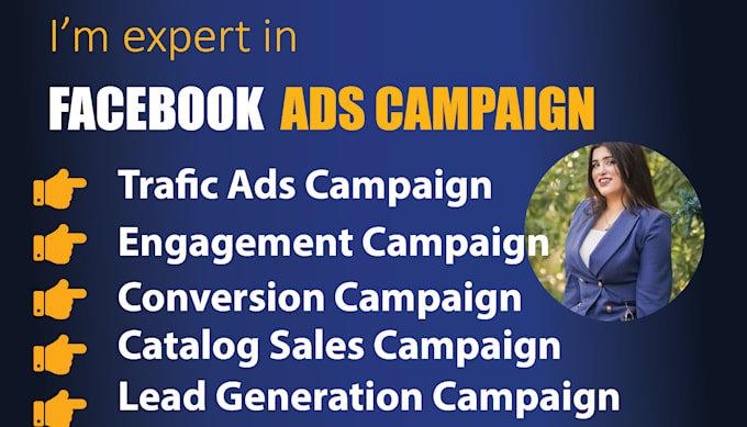 Facebook ads campaigns manager by Fatimafaro | Fiverr