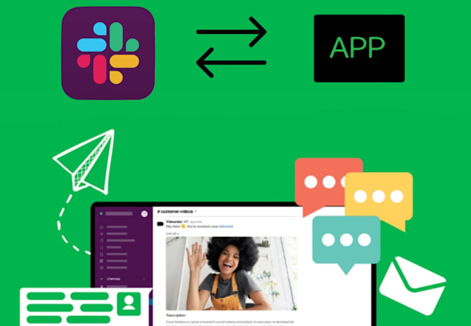 Build a custom slack integration app or chatbot for your platform by Zeeshanyousaf22 | Fiverr