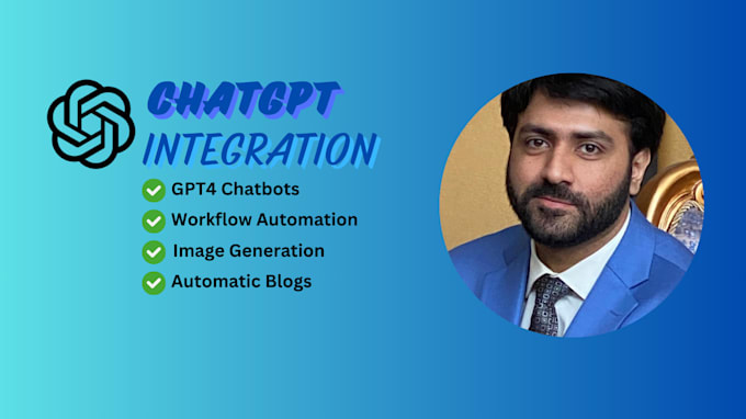 Integrate chatgpt, gpt4 into your web app using openai api by Muneeb25 ...