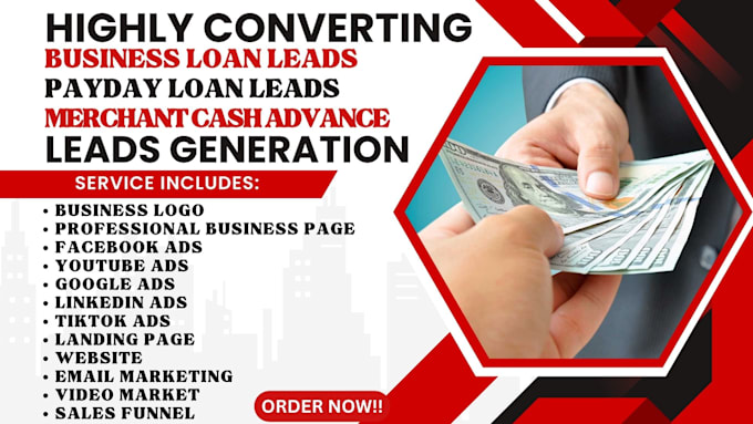 Payday loan merchant cash advance leads business loan leads via website ...