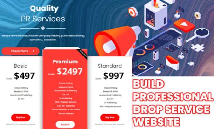 Build professional dropservice or drop servicing website by Nizar2016 | Fiverr
