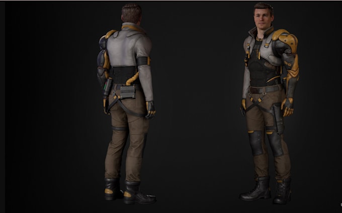 3d game character, stylized3d,3d game asset,ue5 rig, animate3d ...