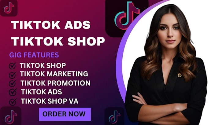 Setup tik tok shop,tiktok marketing,tiktok ads,tiktok shop va, tiktok promotion