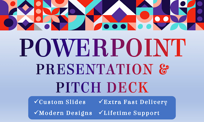Create professional powerpoint design and pitch deck presentation by ...