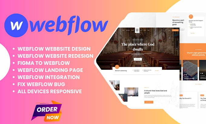 Design webflow website figma to webflow redesign webflow website by Candice_webwiz | Fiverr
