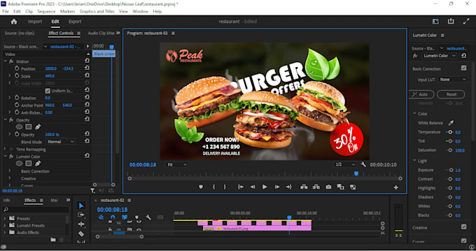 Create a restaurant video for your digital display in restaurants by ...