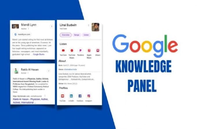 Make google panel for person, company and any business niche with promo ...