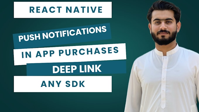 Integrate sdks, subscrip, revenuecat, superwall, push, linking in react native by Seekhlo7224 ...