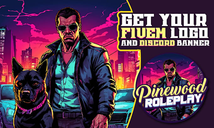 Do perfect fivem server logo design for discord and roleplay by ...