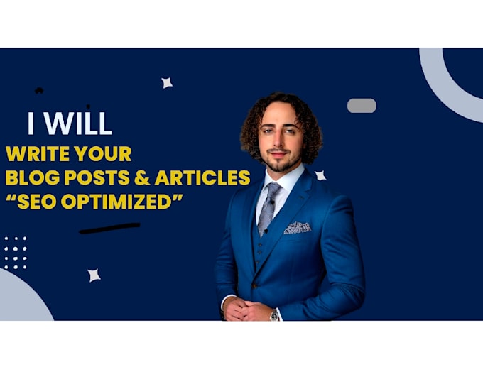 Write your articles and blog posts by Antonio__thomas | Fiverr