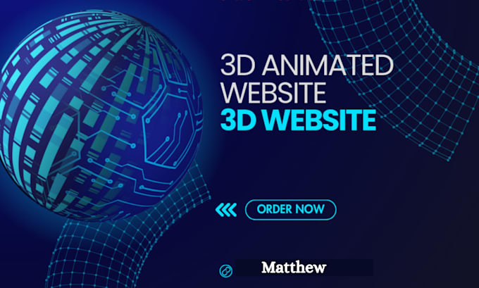 Create 3d animated website spline animation figma to webflow lottie animation by Matthew_jomi ...