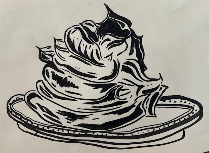 Hand draw and upload custom made graphic drawings by Janebdesigns | Fiverr