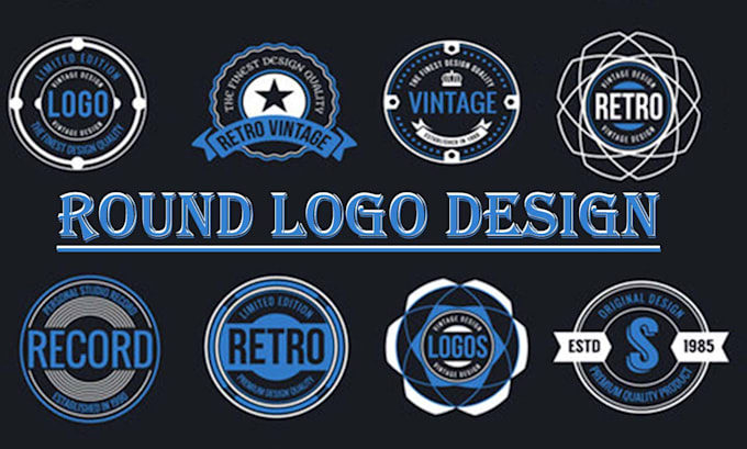 Design circular round logo, stickers, patch, label, stamp, design badge ...