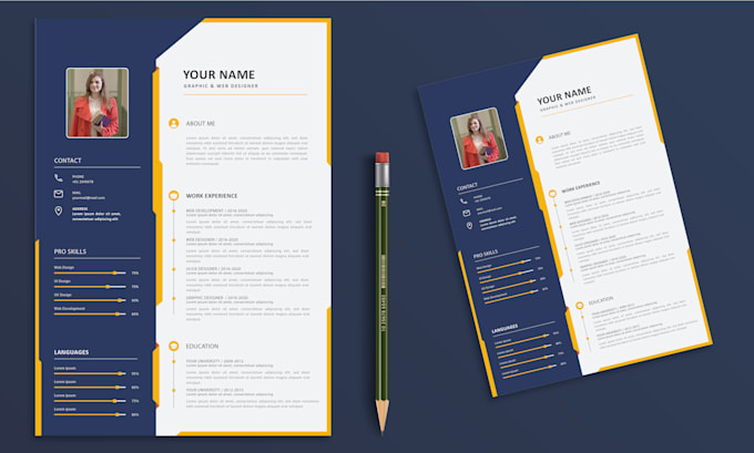 Design, rewrite modern professional cv, resume and cover letter by ...