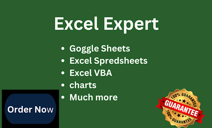 Design, excel spreadsheet,excel vba,google sheets,dashboard,pivot ...