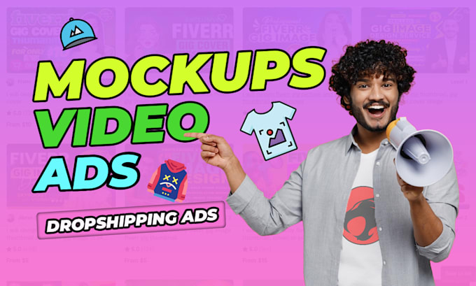 Create drop shipping tik tok ads using video mockups of tshirts and ...