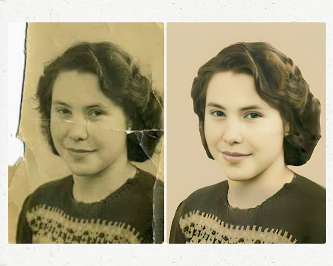 Restore, repair, colorize, fix, enhance and retouch your damaged photo ...