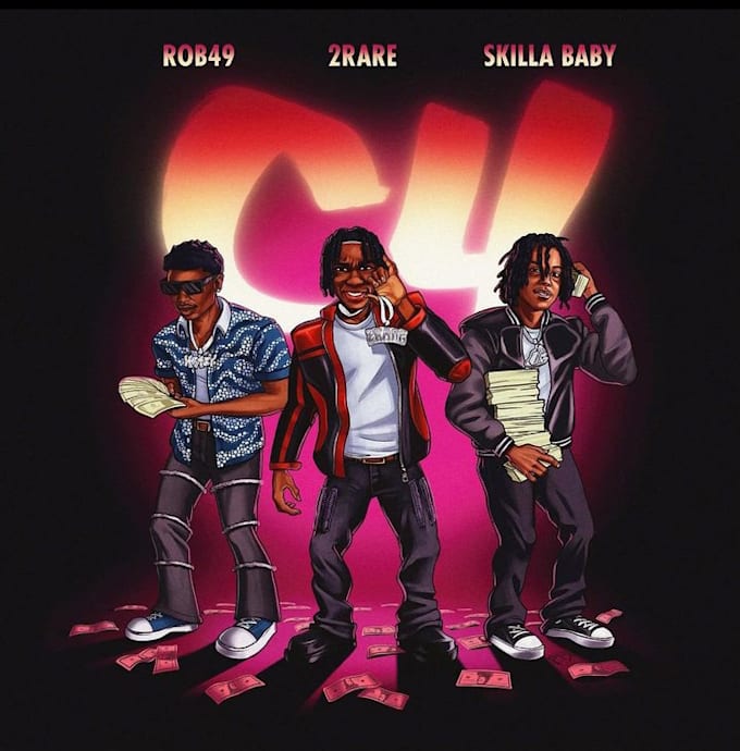 Draw unique cartoon cover art, album cover art by Hisrosheed | Fiverr