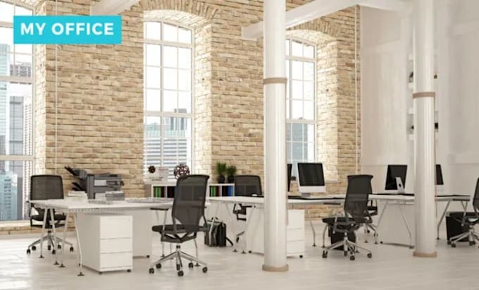 Design zoom and google meet virtual backgrounds with logo