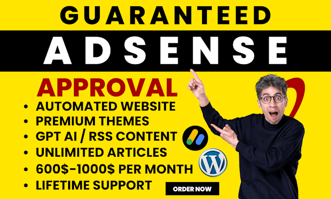 Create google adsense approved websites on wordpress by Gianna_jack ...