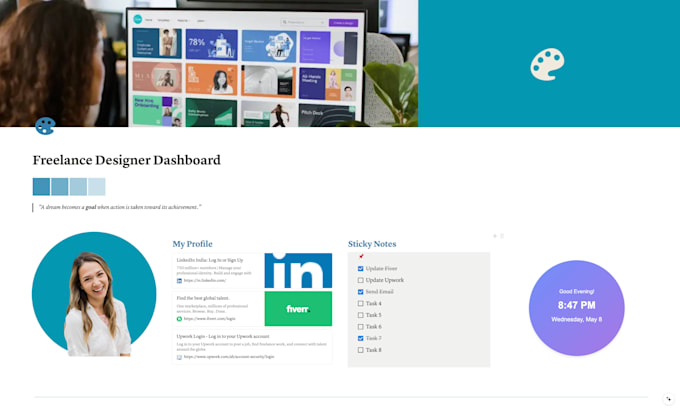 Make easy notion templates to streamline your work by Odyssey_gohain ...