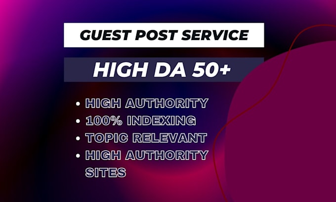 Publish a high da guest post with seo and link insertion by ...