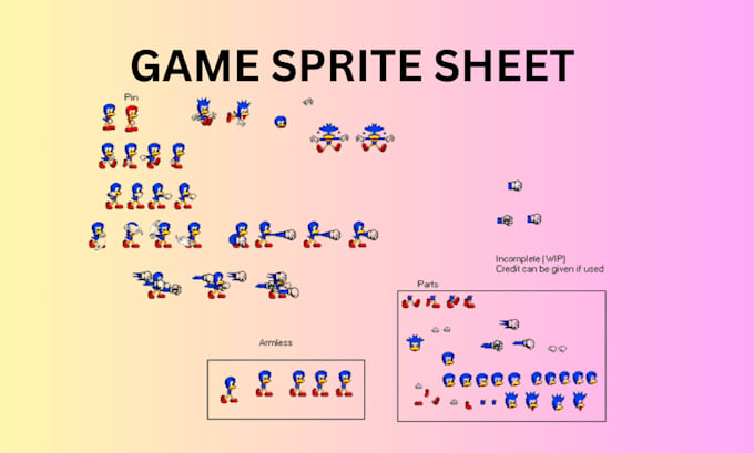 Create sprite sheet battle sprite, combat sprite character 2d game ...