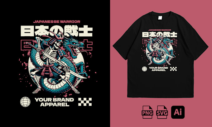 Make badass streetwear design vector by Growingstd | Fiverr