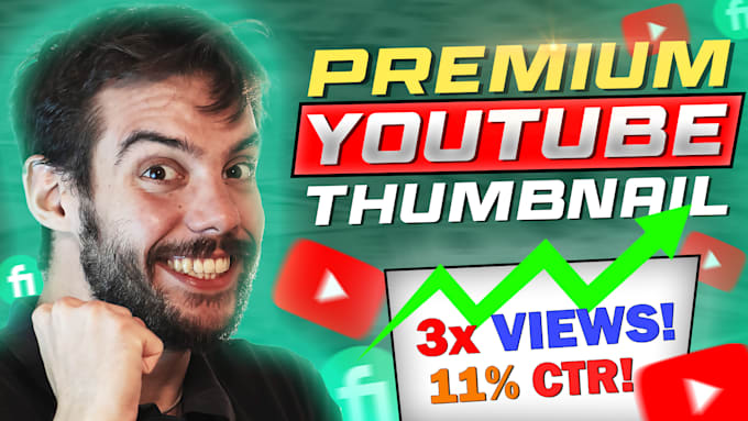 Design premium youtube thumbnails by Shivay07 | Fiverr