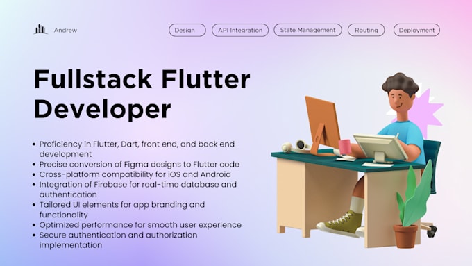 Do hybrid flutter mobile app for android ios with firebase by ...