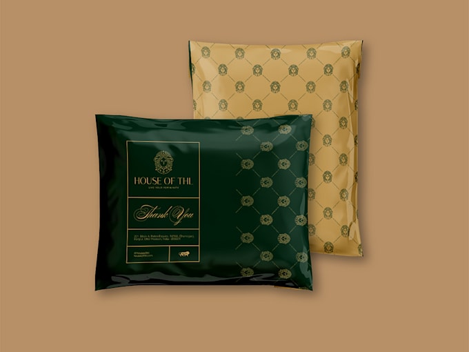 Design plastic poly mailer , shipping bag packaging design by ...