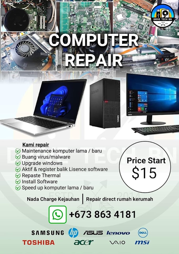 Do reformat os and maintenance pc by Saiful_apple | Fiverr