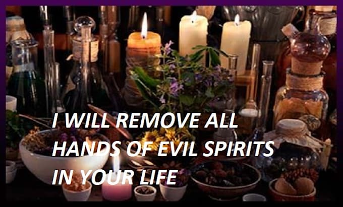 Remove black magic, demonic force, negative energy, spirit parasite curse, spell by Casterfova01 ...