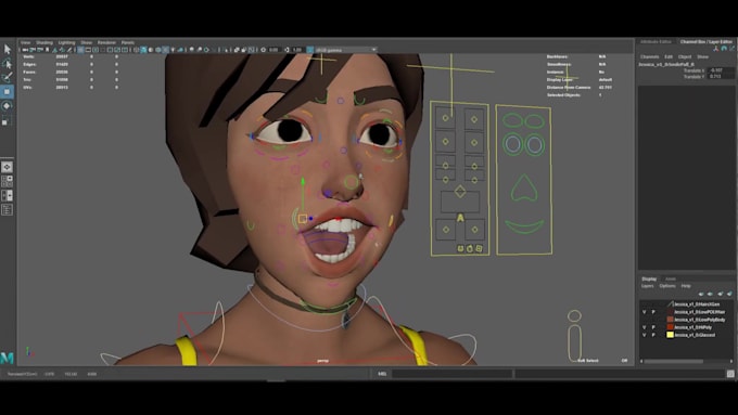 Control Rig 3d Character Rigging Blendshape Face Morph Ue Unity Rig Ik Fk Rig By Mandelacaro