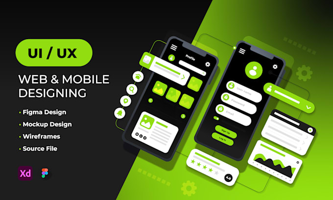 Design stunning mobile app ui ux designs in figma by Affaq359 | Fiverr