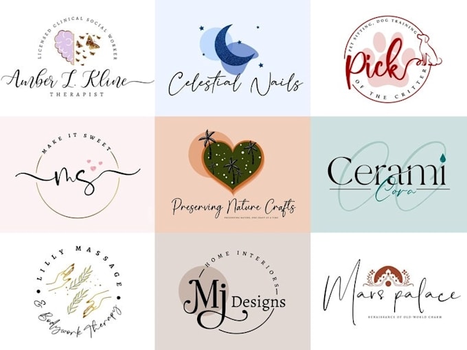 Design hand drawn monogram logo elevate your brand by Brucebryant5 | Fiverr