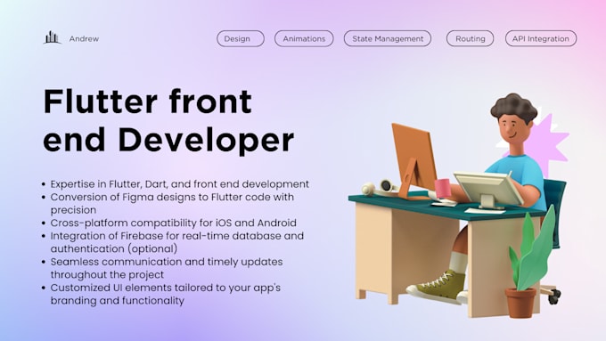 Do Your Flutter Front End Using Mobile App Ui Ux Design By