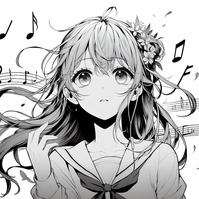 Draw a character in manga style by Seecsanzee | Fiverr