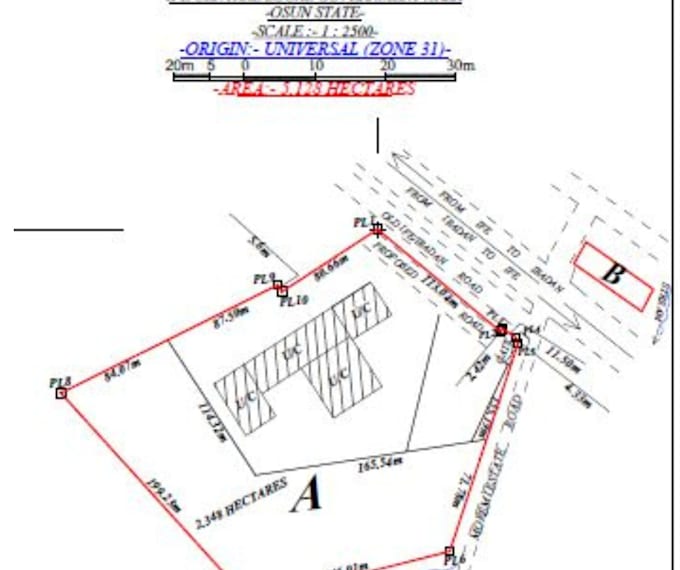Autocad Surveying Subdivision Layout Plan And Autocad Coordinate Plotting By Olonade30 Fiverr