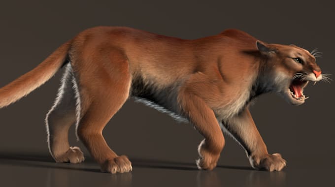 Sculpt 3d animal model, 3d model, rigging, rendering, texturing, and ...