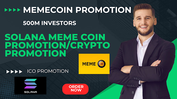 Hit 500m investors, meme coin promotion, ico, solana meme coin ...