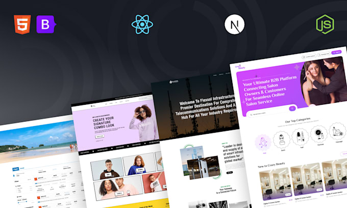 Be your react, next js and node js developer by Xceptive | Fiverr
