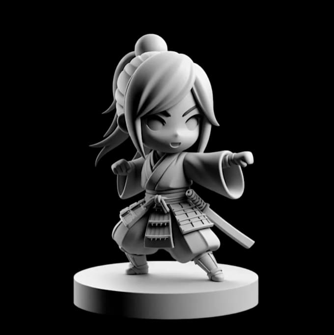 Sculpt 3d miniature 3d action figure 3d miniature 3d character for 3d ...