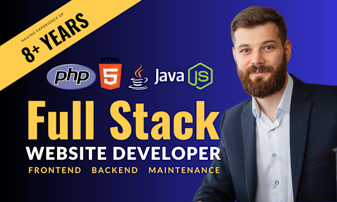 Full Stack Web Developer Web App Development Php Developer Javascript Html Css By Madlads Fiverr