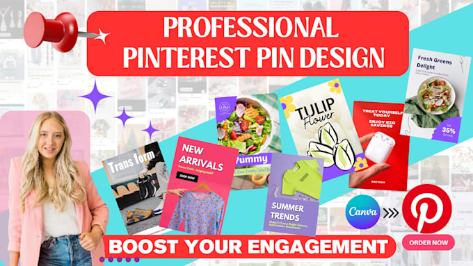 Design high quality pinterest pins by Gayanirangana | Fiverr