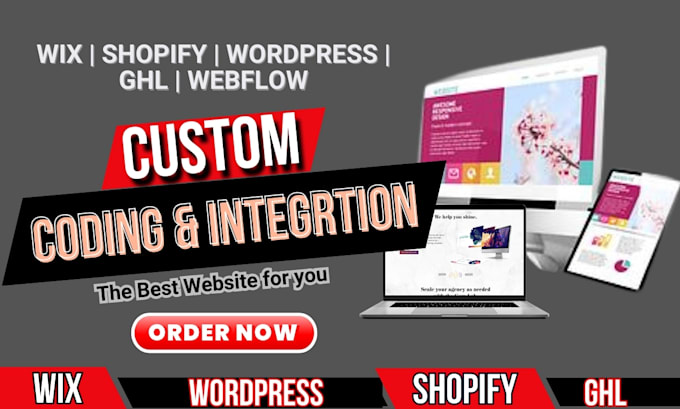 Custom Code For Wix Wordpress Ghl And Api Integration By Olaide Idowu Fiverr