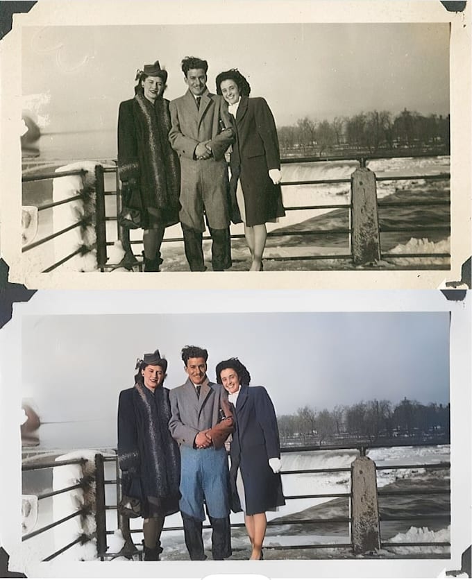 Bring color to your black and white photos by Izzy_coski | Fiverr