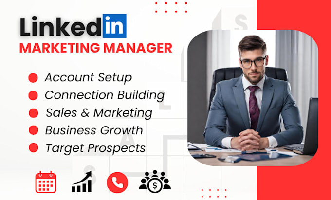 Be your b2b sales and linkedin marketing manager by Star_ent | Fiverr